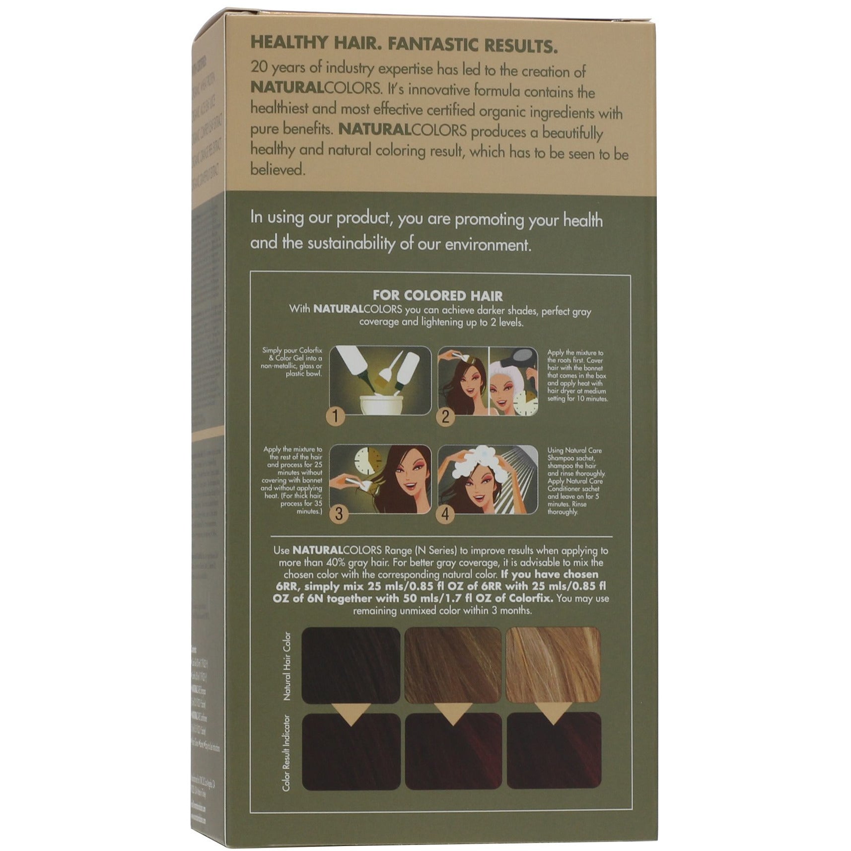 ONC NATURALCOLORS 6RR Fiery Red Hair Dye
